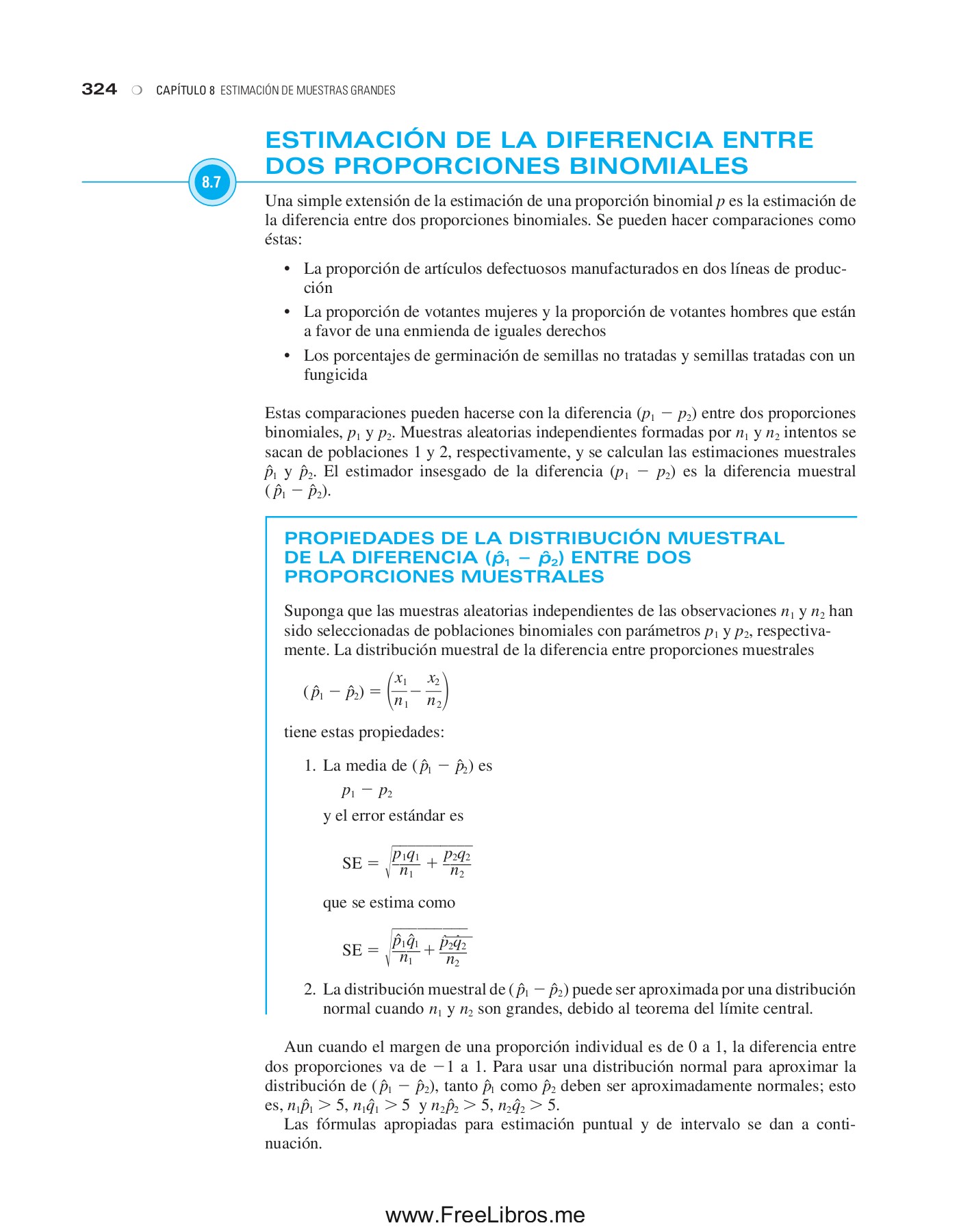 Mendenhall W. Beaver R., Beaver B., (2010), Introducción a la probabilidad y estadística, Décima ...
