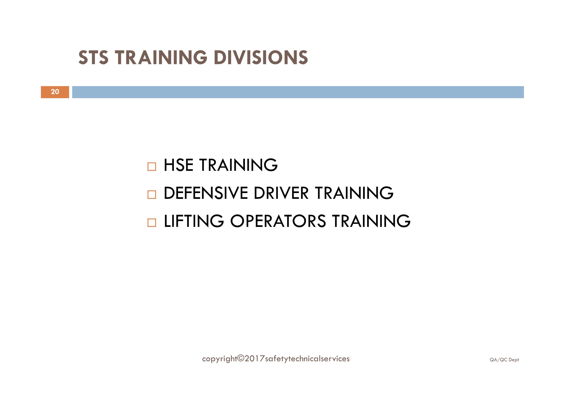 STS Corporate Presentation 2017 - muscatepsco - Page 20 | Flip PDF Online | PubHTML5