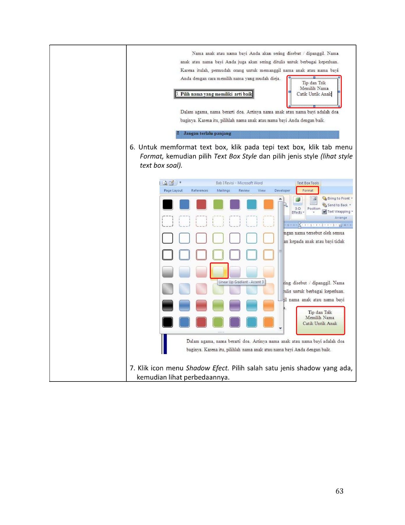 BUKU WORD PAKAI_merged - abdulhadijino - Kaca 68 | PDF Online | PubHTML5