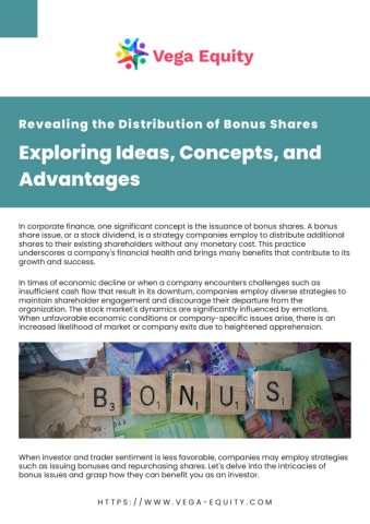 Revealing the Distribution of Bonus Shares: Exploring Ideas, Concepts ...
