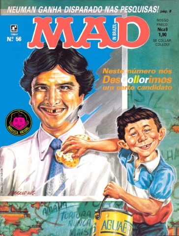 MAD 056 Record - Agosto 1990