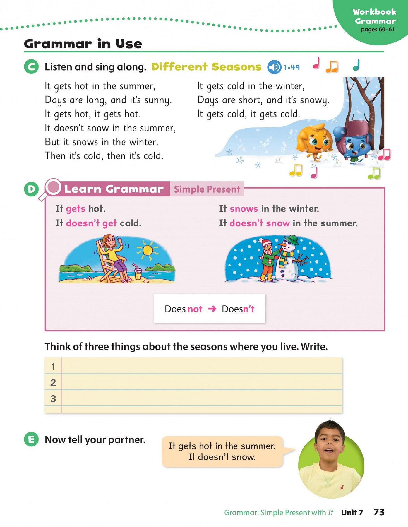 Oxford Discover 1 Student Book 2nd Edition - trangtran.061 - Page 74 | Flip PDF Online | PubHTML5