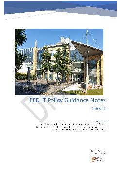 EED IT Policy