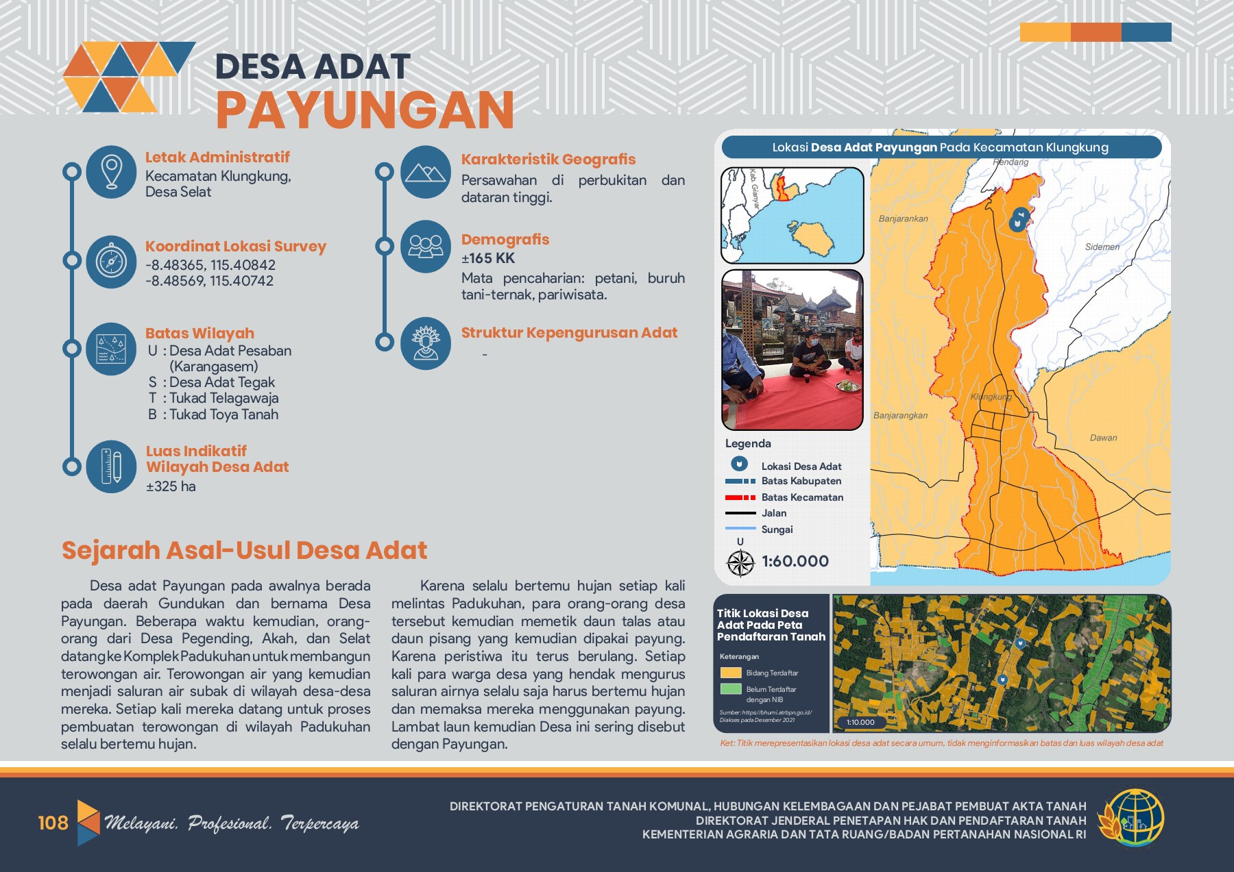 Buku Profil Tanah Desa Adat Bali Tahun 2021 - subdit TUHK - Page 108 ...