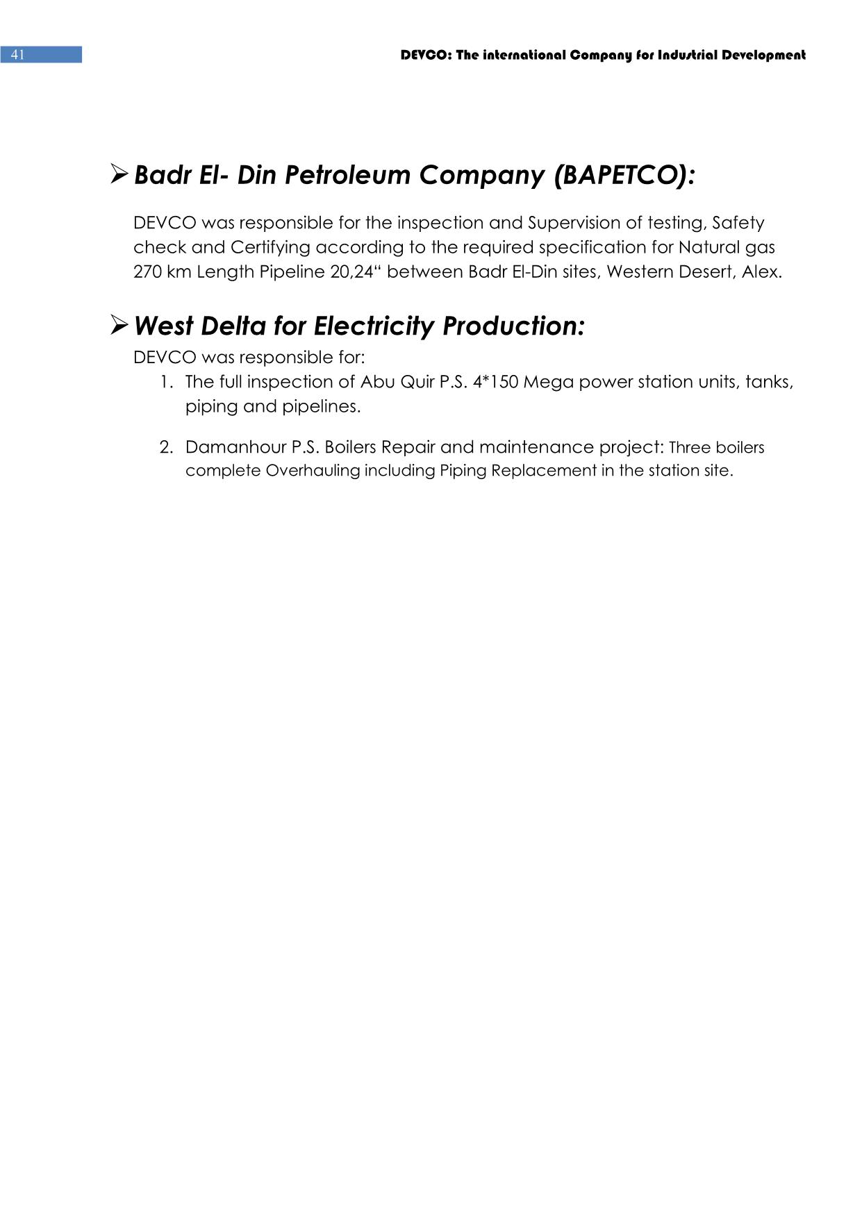 DEVCO: The international Company for Industrial Development ‎ - ehabbahbah - Page 42 | Flip PDF ...