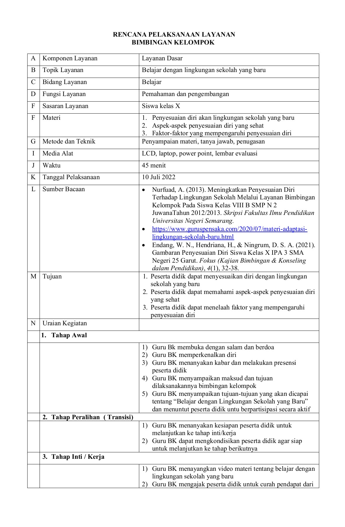 RPL Bimbingan Kelompok - Hana Fitria - Kaca 1 - 7 | PDF Online | PubHTML5