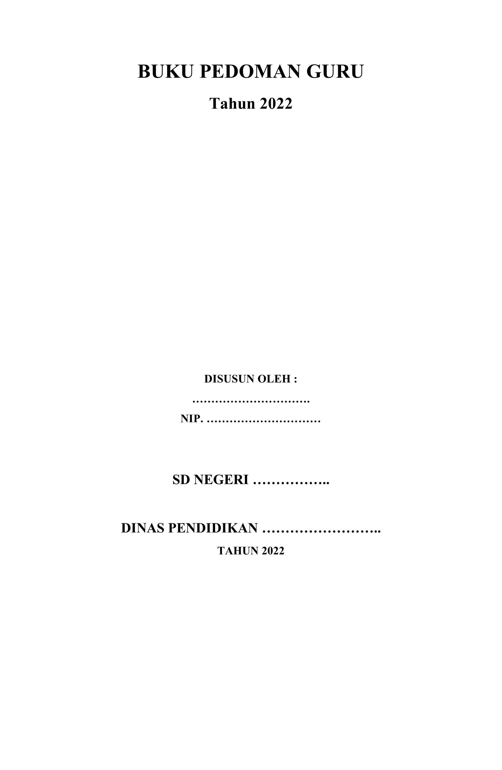 CONTOH BUKU PEDOMAN GURU coba - annasusan118 - Halaman 1 - 18 | PDF ...