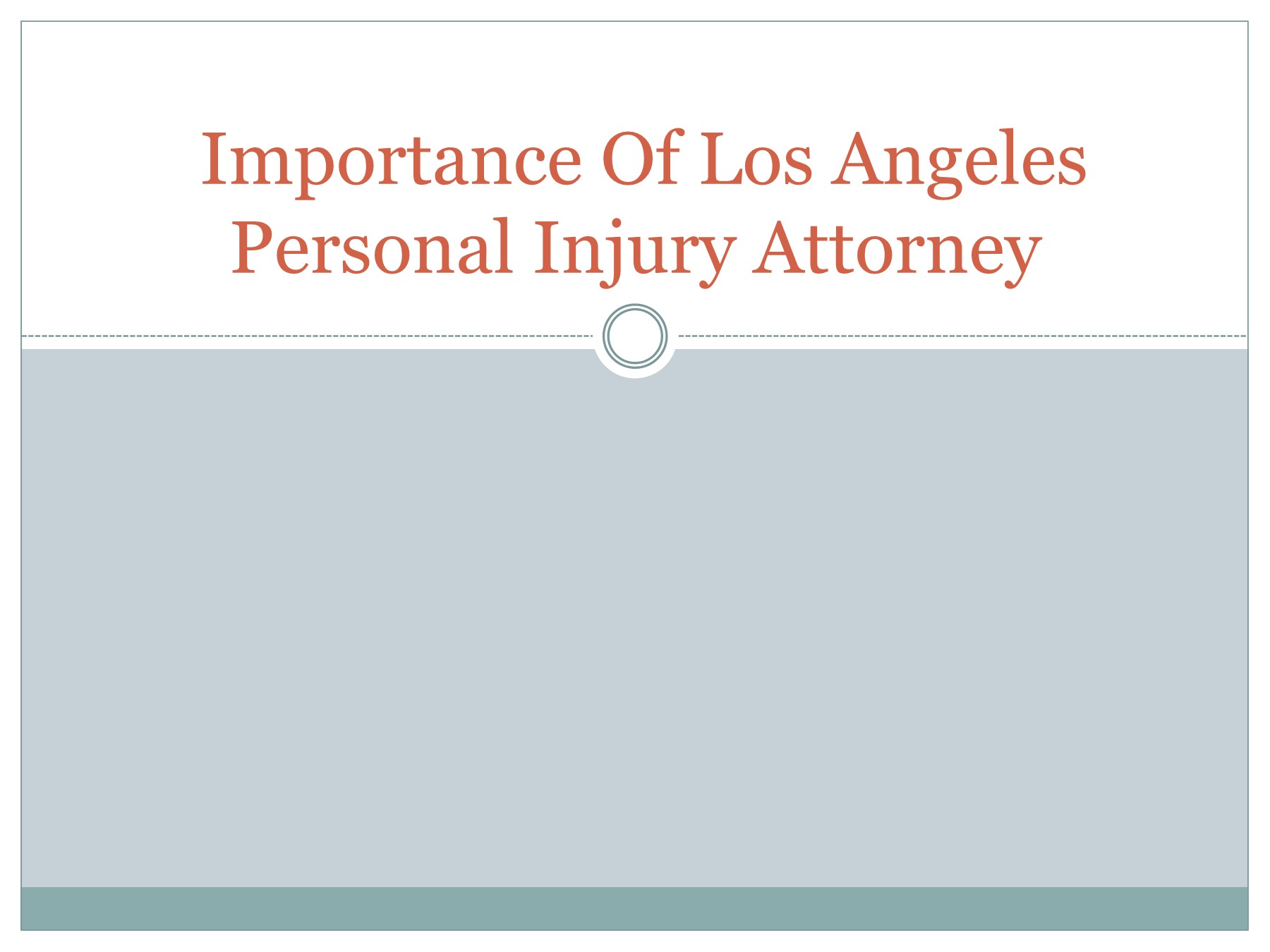 Importance Of Los Angeles Personal Injury Attorney - The Mines Law Firm - Page 1 - 9 | Flip PDF ...