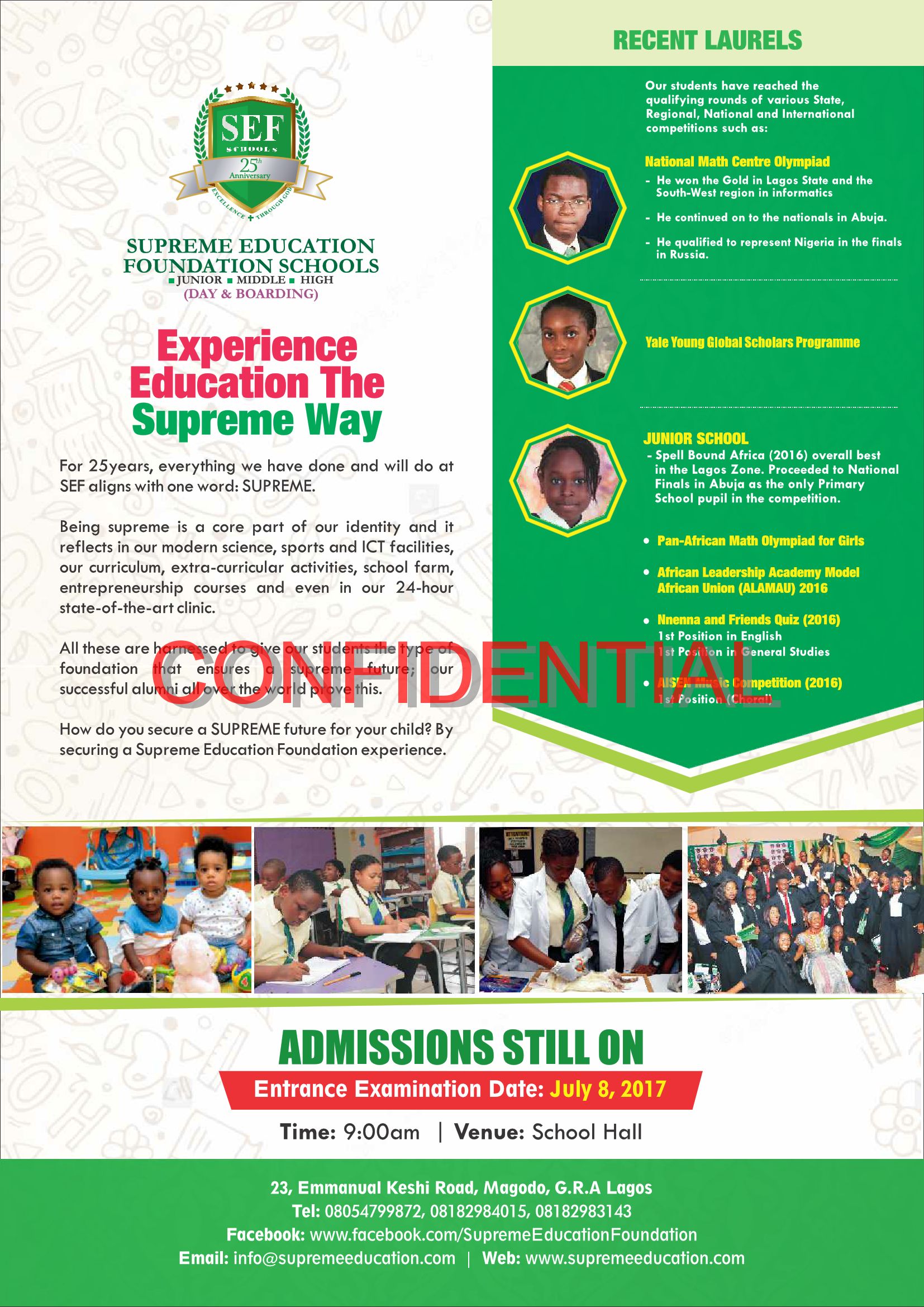 Valedictory Brochure Design EDIT 2 - chryspears - Page 2 | Flip PDF ...