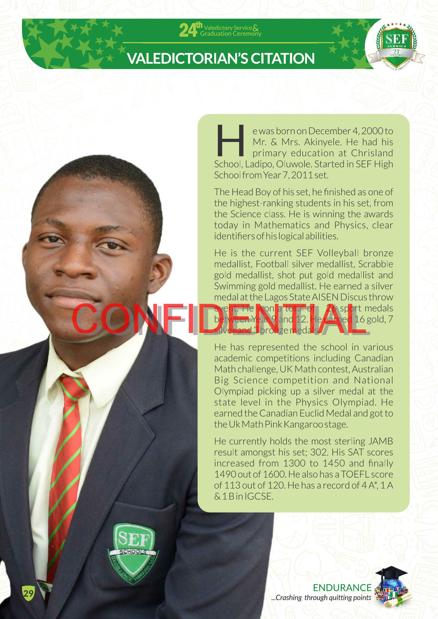 Valedictory Brochure Design EDIT 2 - chryspears - Page 31 | Flip PDF ...