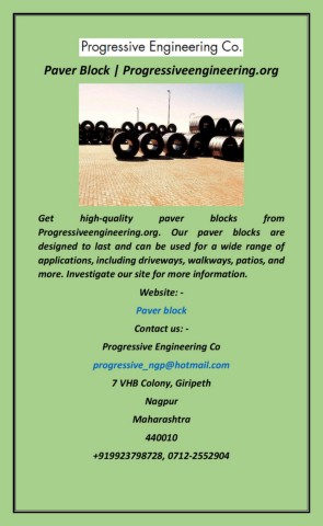 Paver Block Progressiveengineering.org
