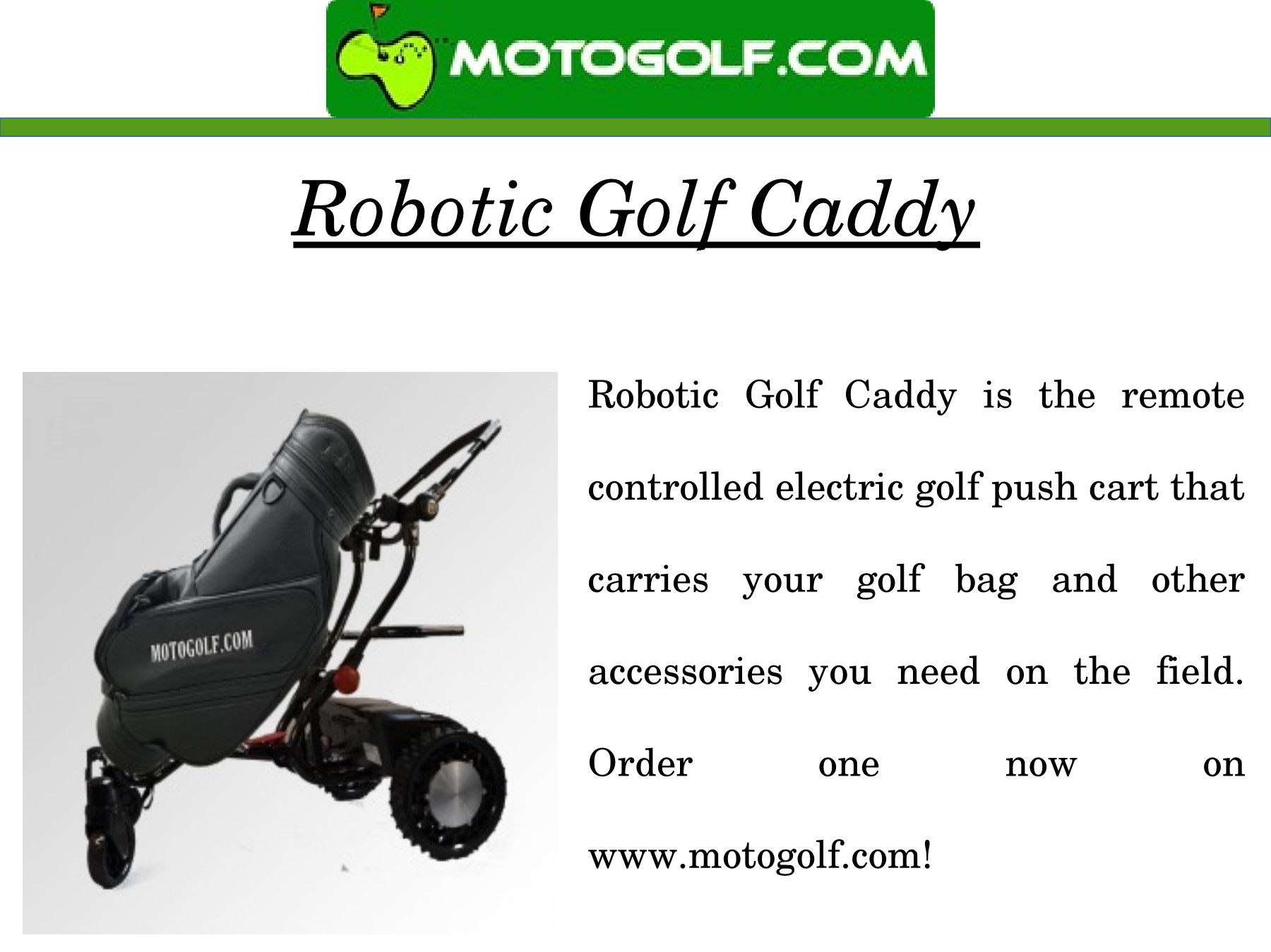 Robotic Golf Caddy - motogolfonline - Page 4 | Flip PDF Online | PubHTML5