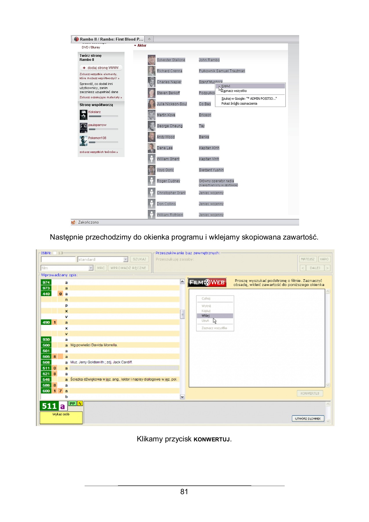 Kasia_instrukcja_6_03 - Barbra Bandura - Strony 83 | Przerzucanie PDF Online | PubHTML5