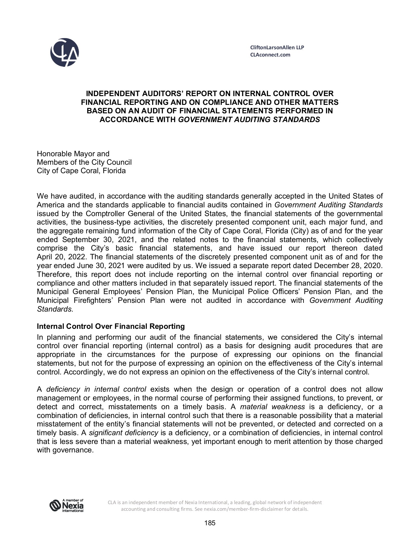 2021 ACFR - jguerra - Page 220 | Flip PDF Online | PubHTML5