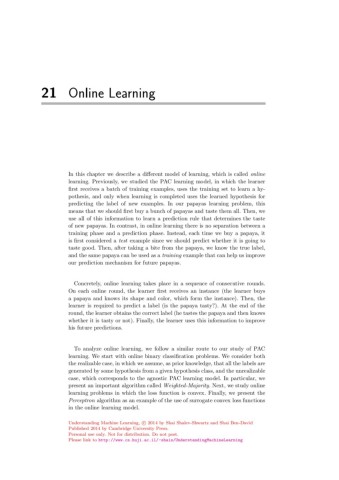 Understanding Machine Learning - From Theory to Algorithms - Neha A - Page 287 | Flip PDF Online ...