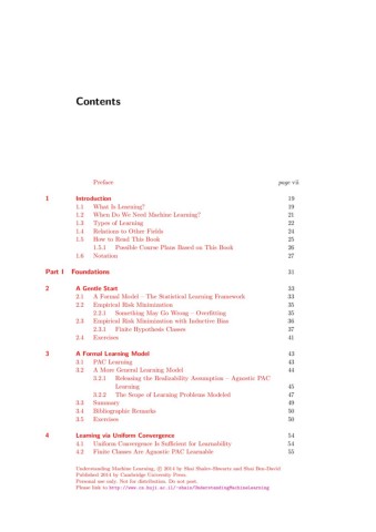 Understanding Machine Learning - From Theory to Algorithms - Neha A - Page 9 | Flip PDF Online ...