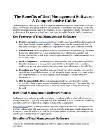 The Benefits of Deal Management Software.docx