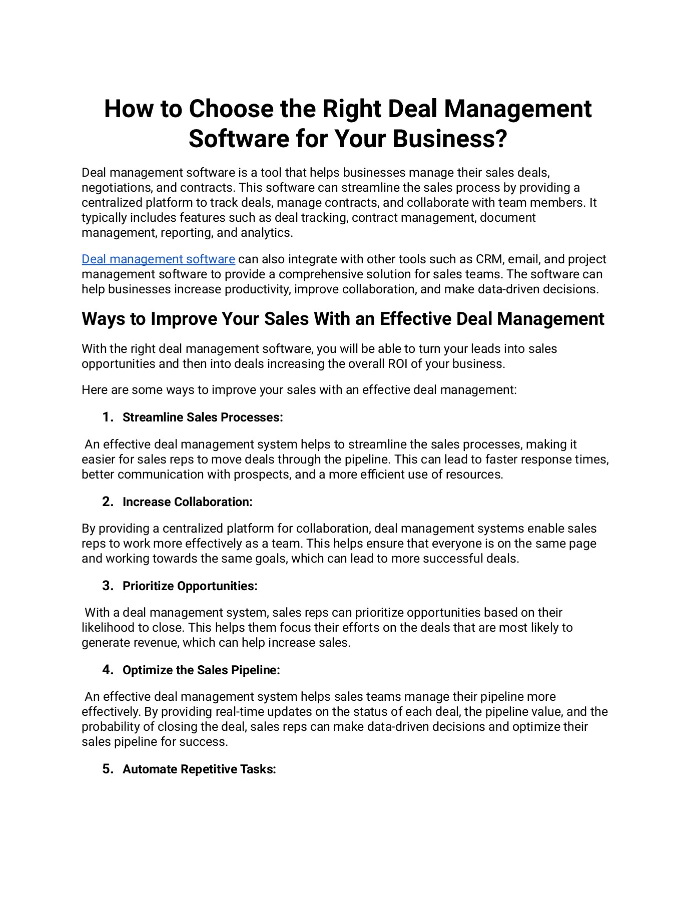 How to Choose the Right Deal Management Software for Your Business.docx ...