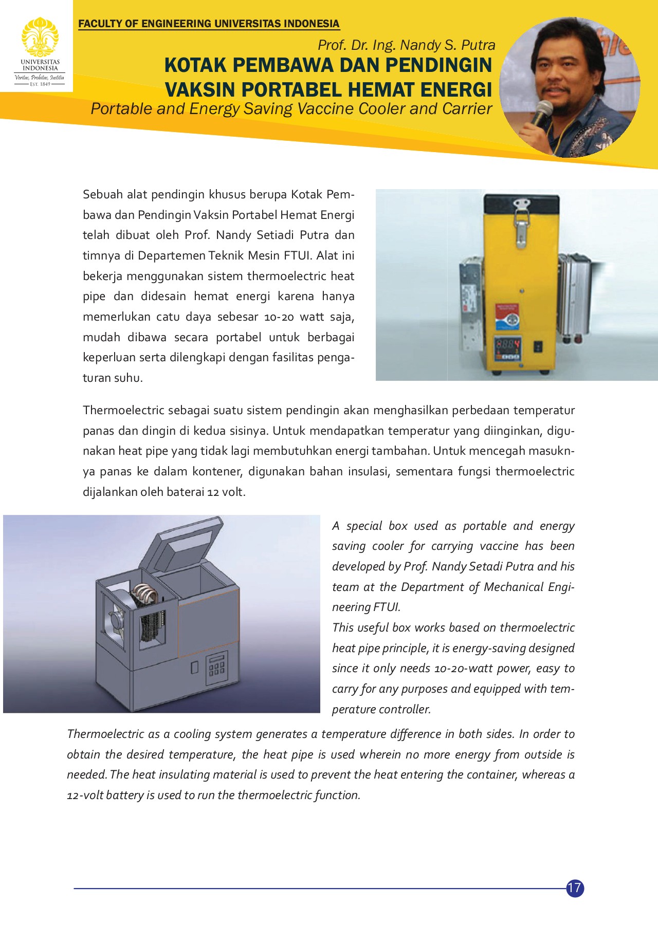 Produk Inovatif FTUI 2018 - Fakultas Teknik Universitas Indonesia ...