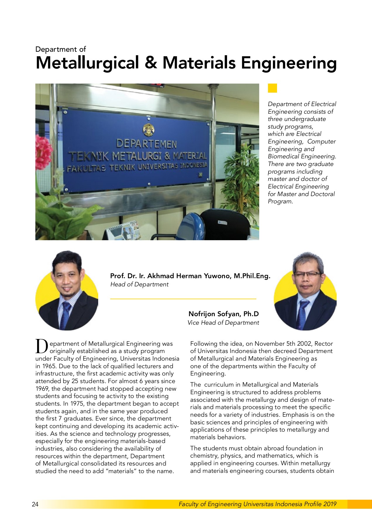 FTUI Profile 2019 - Fakultas Teknik Universitas Indonesia - Page 24 ...