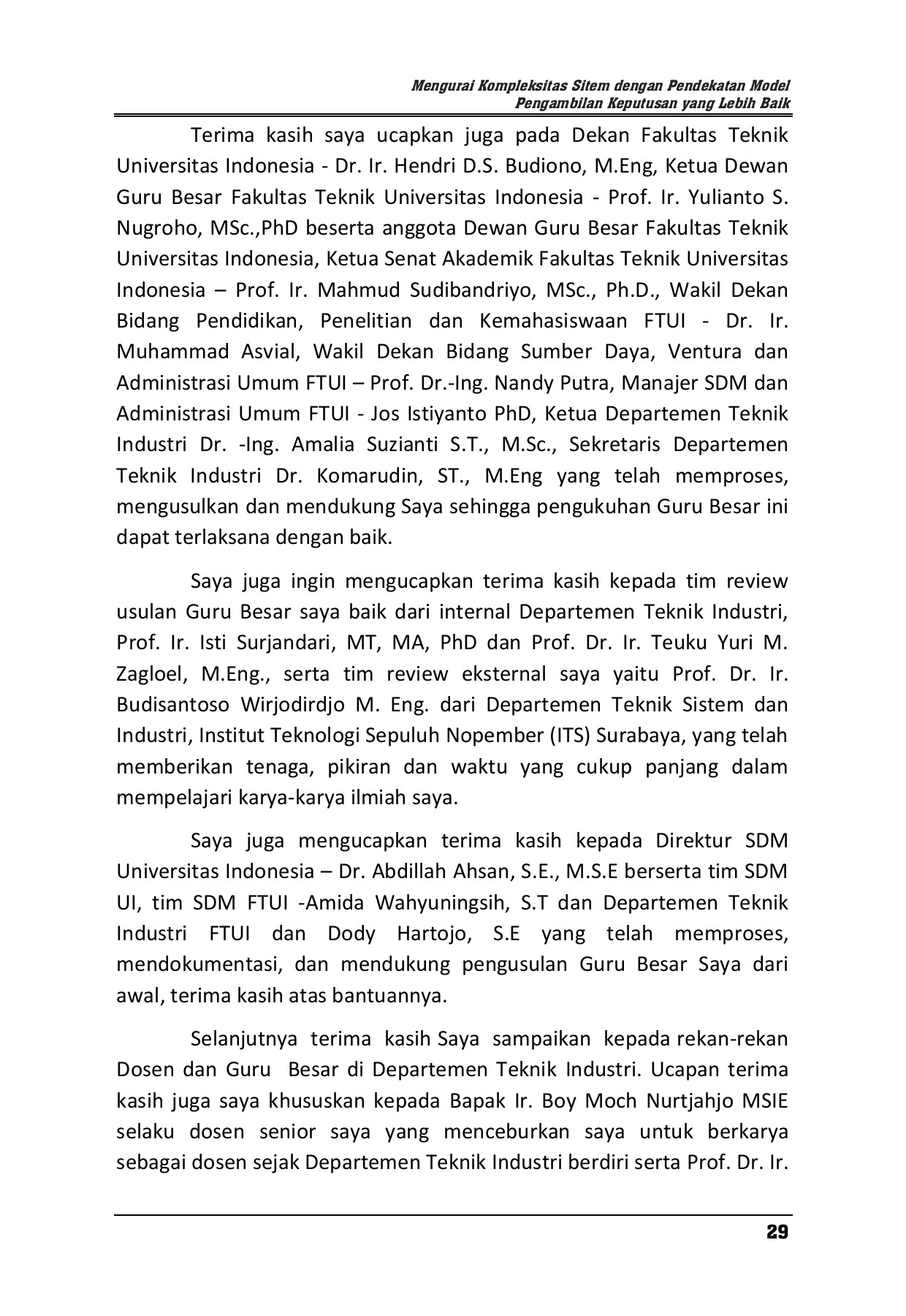 Buku Pidato Pengukuhan Guru Besar - Prof. Akhmad Hidayatno - Fakultas Teknik Universitas ...