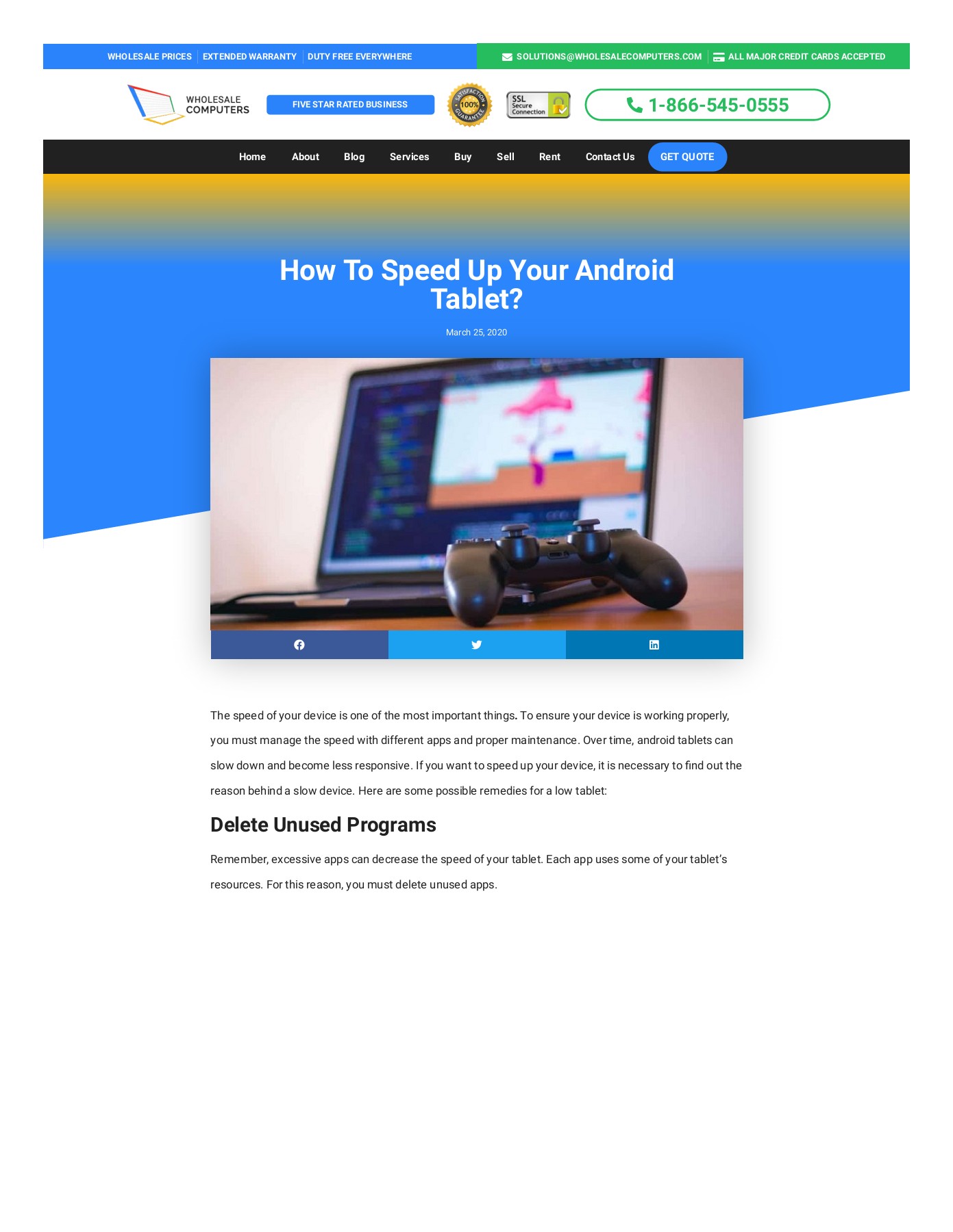 How To Speed Up Your Android Tablet? - wholesale computers - Page 1 - 3 ...