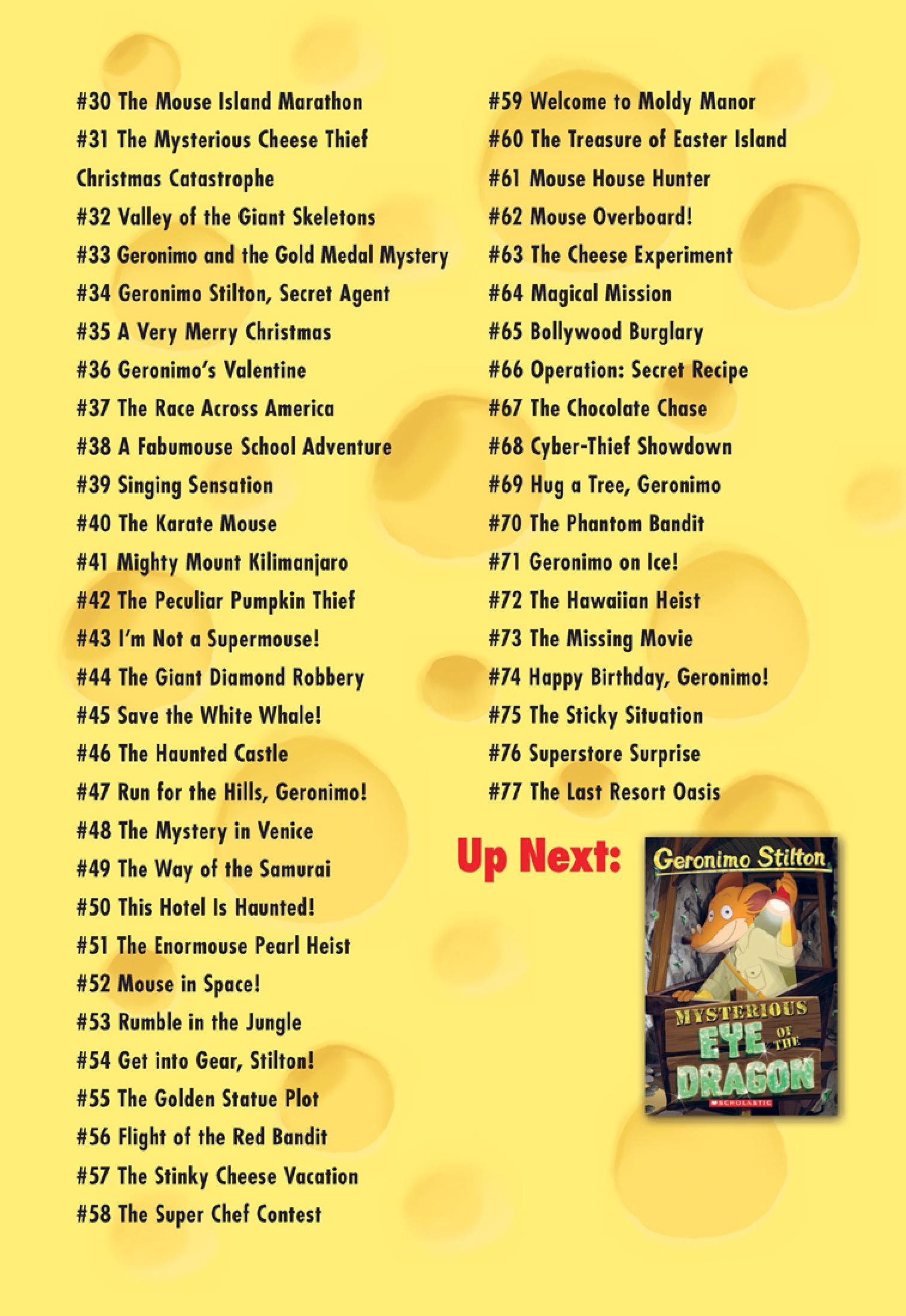 Geronimo Stilton 77 The Last Resort Oasis by Geronimo Stilton (z-lib ...