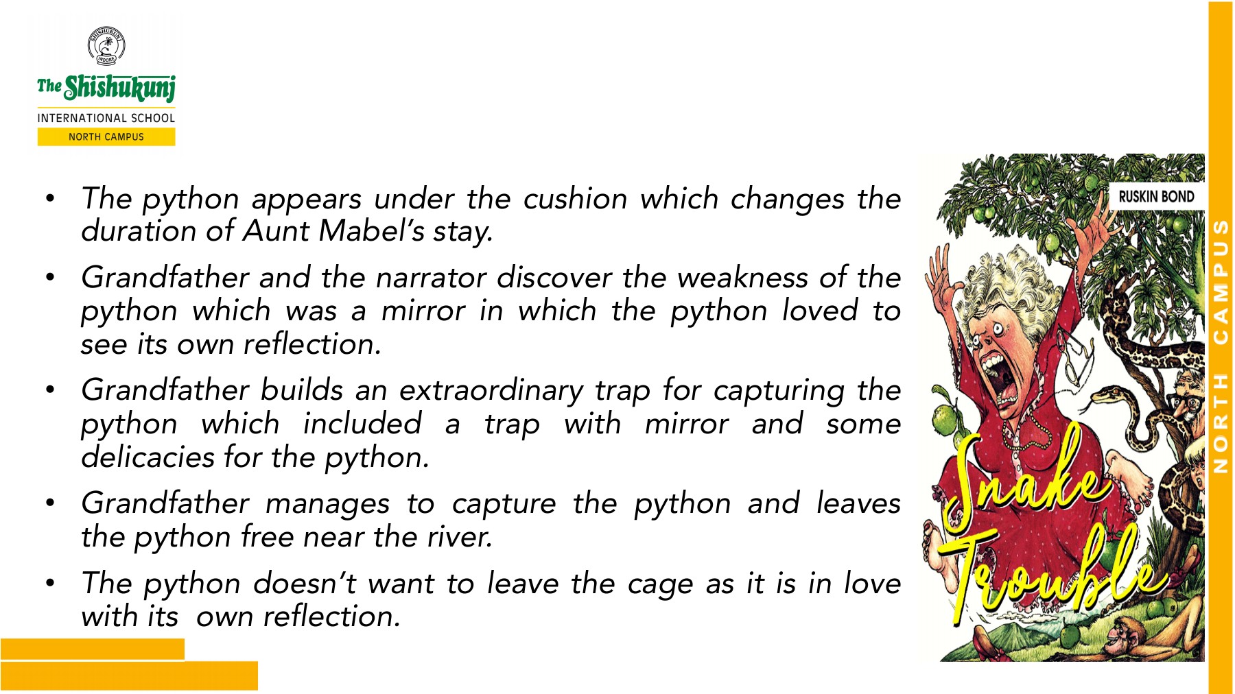 GRANDFATHER AND THE PYTHON - CLASS VIII - Suyash Jalan - Page 9 | Flip ...