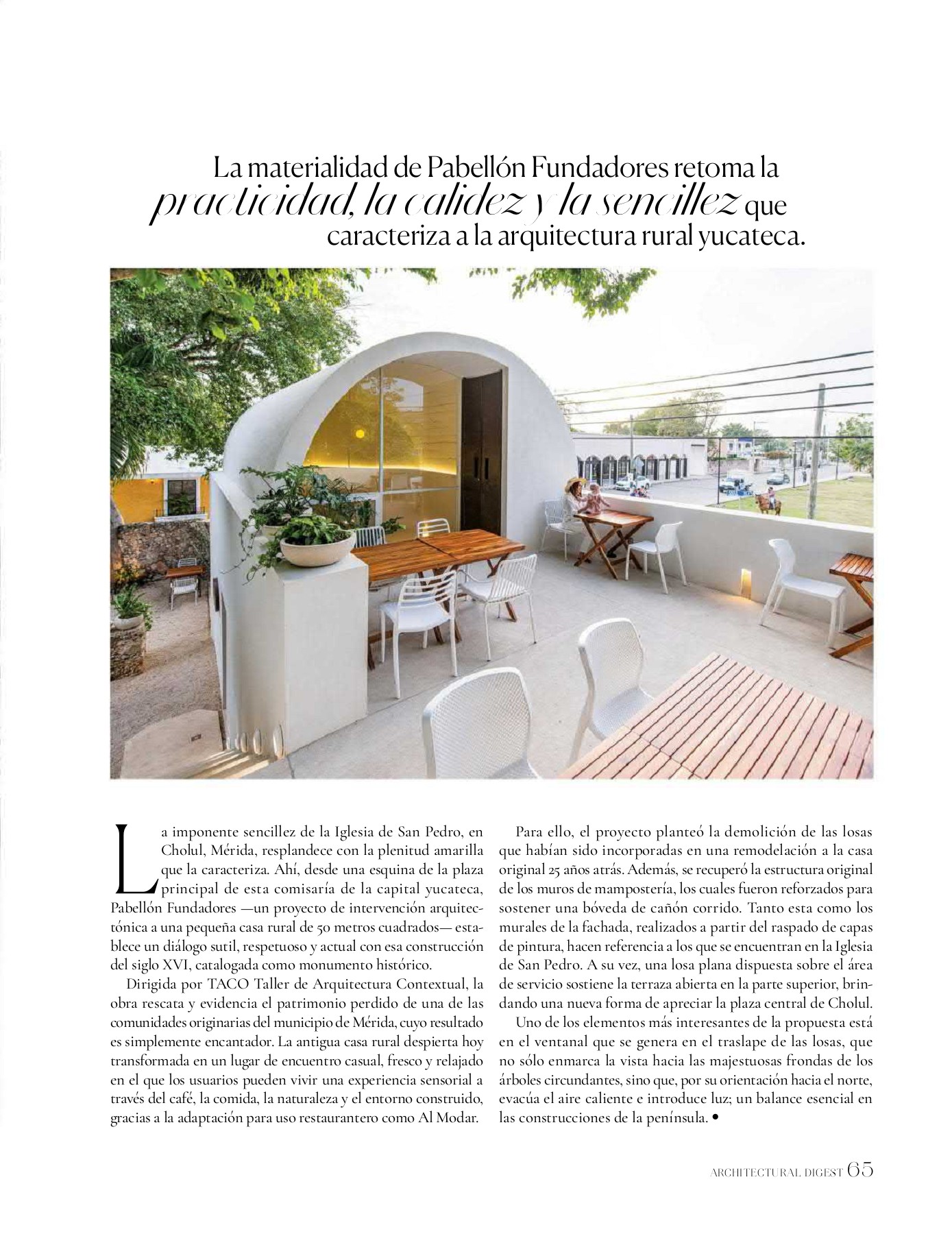 Architectural Digest Mexico Abril 2022 - admin - Page 67 | Flip PDF Online | PubHTML5