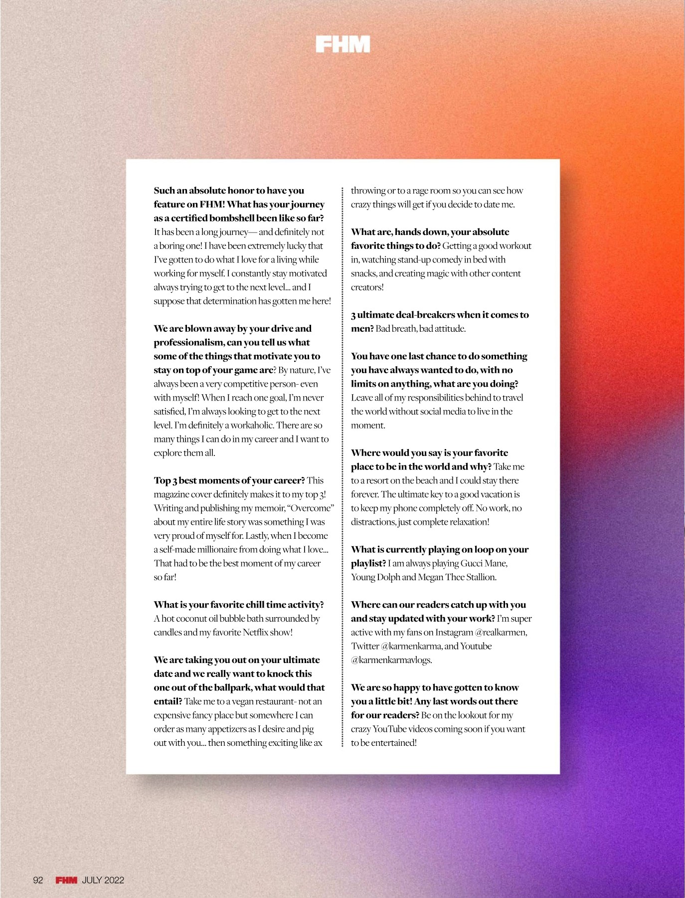 FHM - admin - Page 94 | Flip PDF Online | PubHTML5