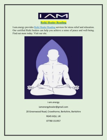 Reiki Healer Reading I-am.energy