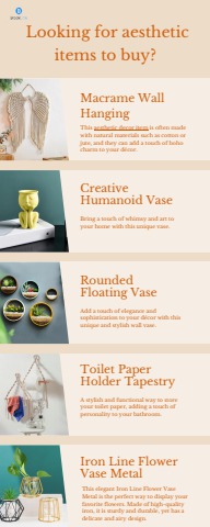 Looking for aesthetic items to buy?