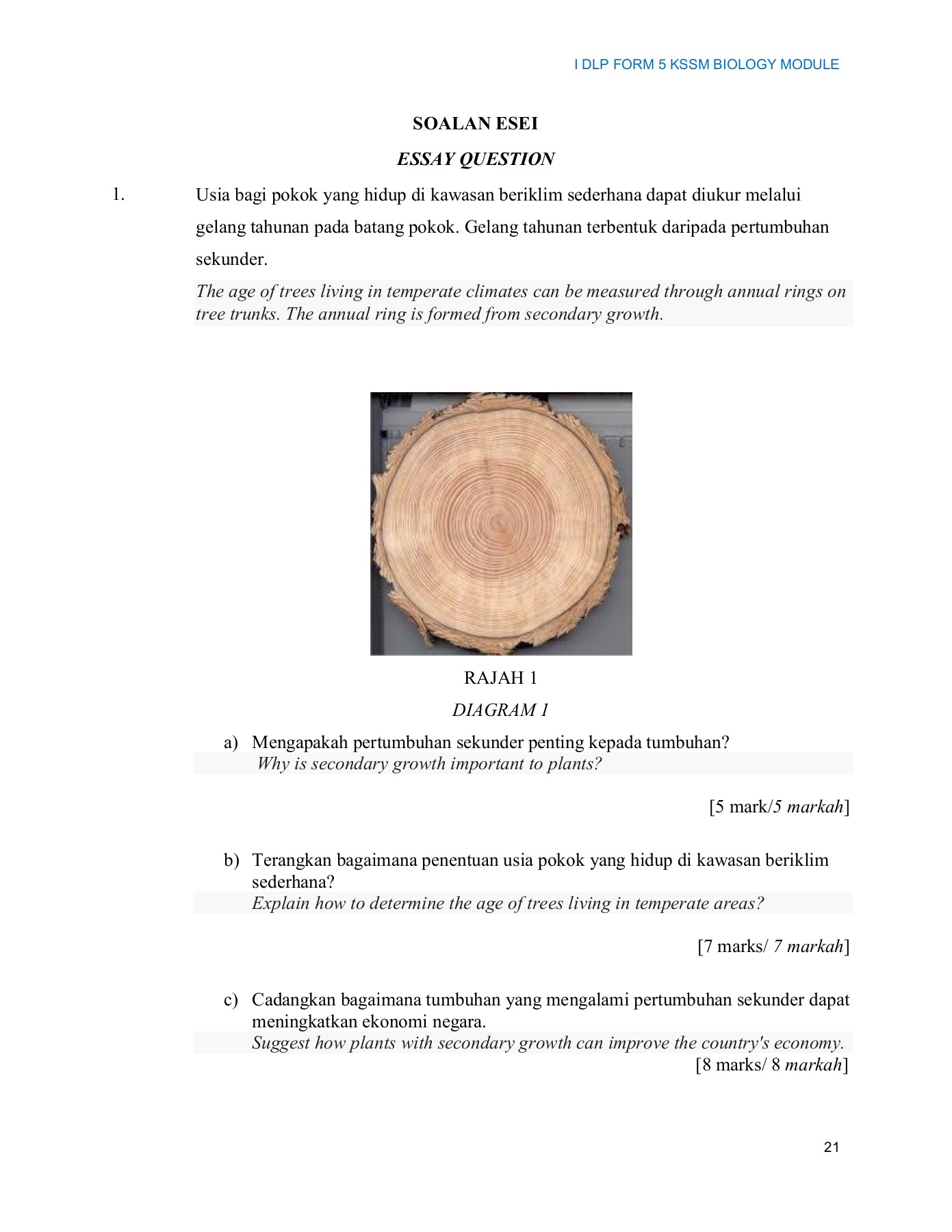 MODUL DLP BIOLOGI KSSM T5 - yusuptigs - Muka Surat 26 | Membalik PDF ...