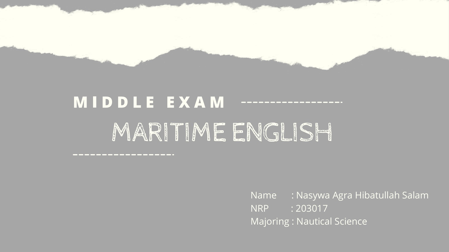 Maritime English - Nasywa Agra - Page 1 - 15 | Flip PDF Online | PubHTML5