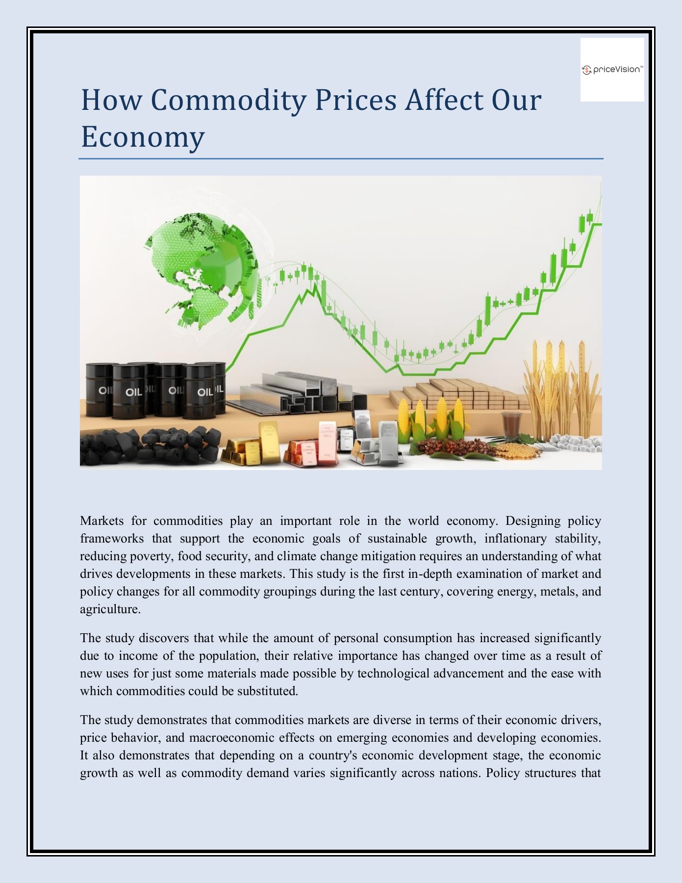 How Commodity Prices Affect Our Economy - Price Vision - Page 1 - 5 | Flip PDF Online | PubHTML5