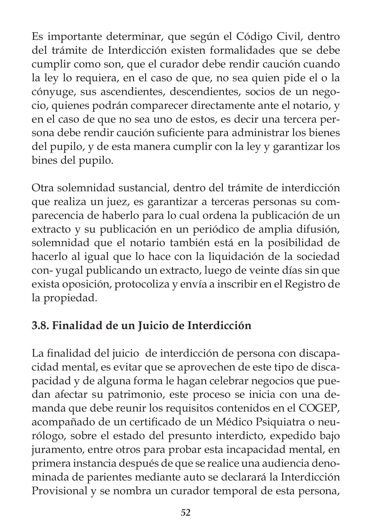 LA DECLARATORIA DE INTERDICCIÓN DE PERSONAS CON DISCAPACIDAD MENTAL EN ...