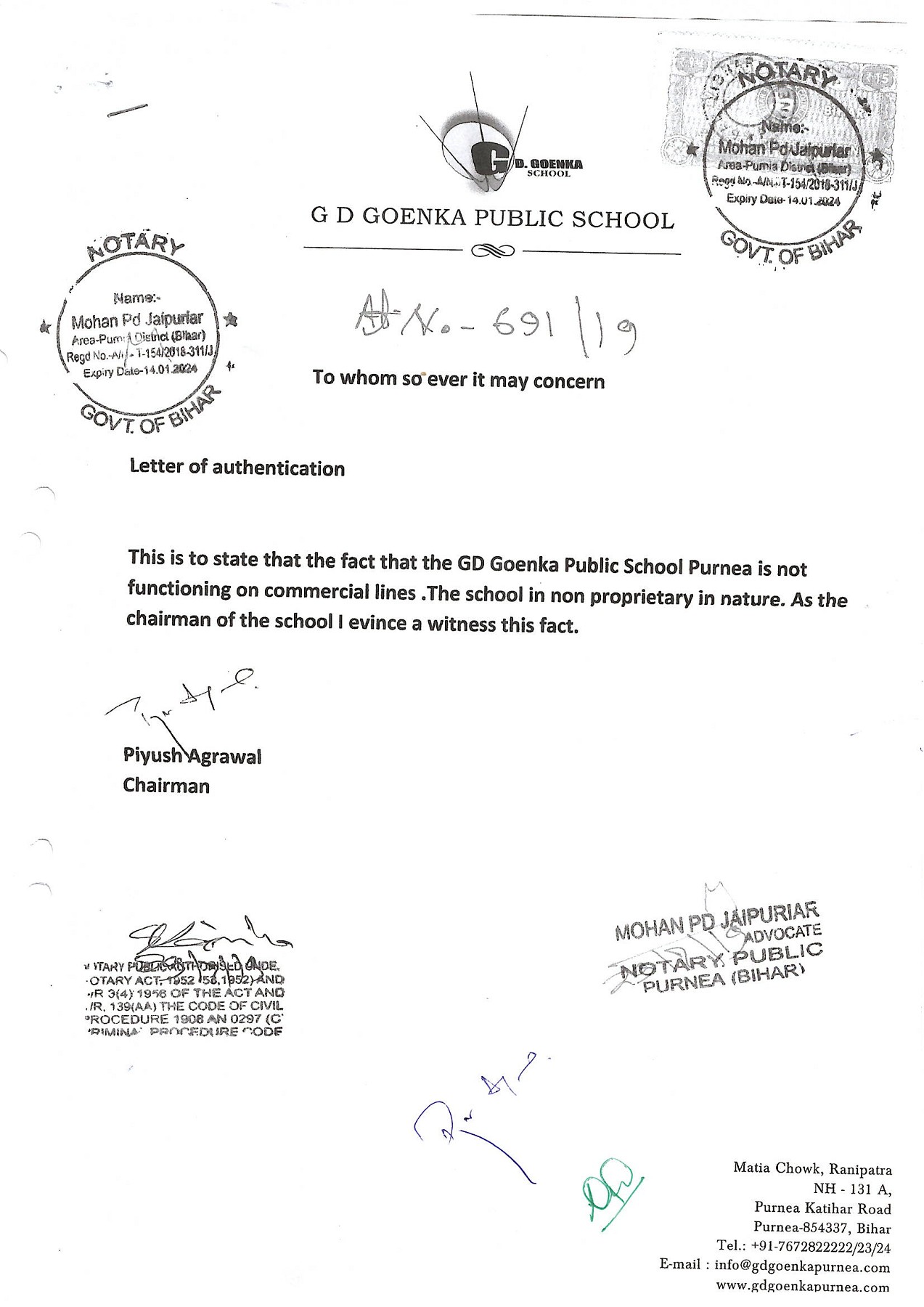 Affidavit with Sign - info - Page 1 - 4 | Flip PDF Online | PubHTML5