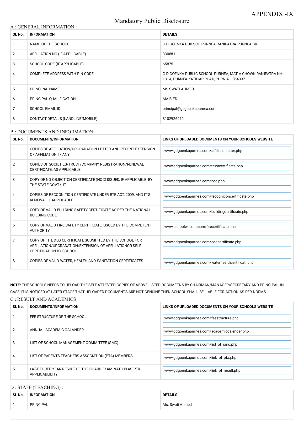 mandatorydisclosure - info - Page 1 - 2 | Flip PDF Online | PubHTML5