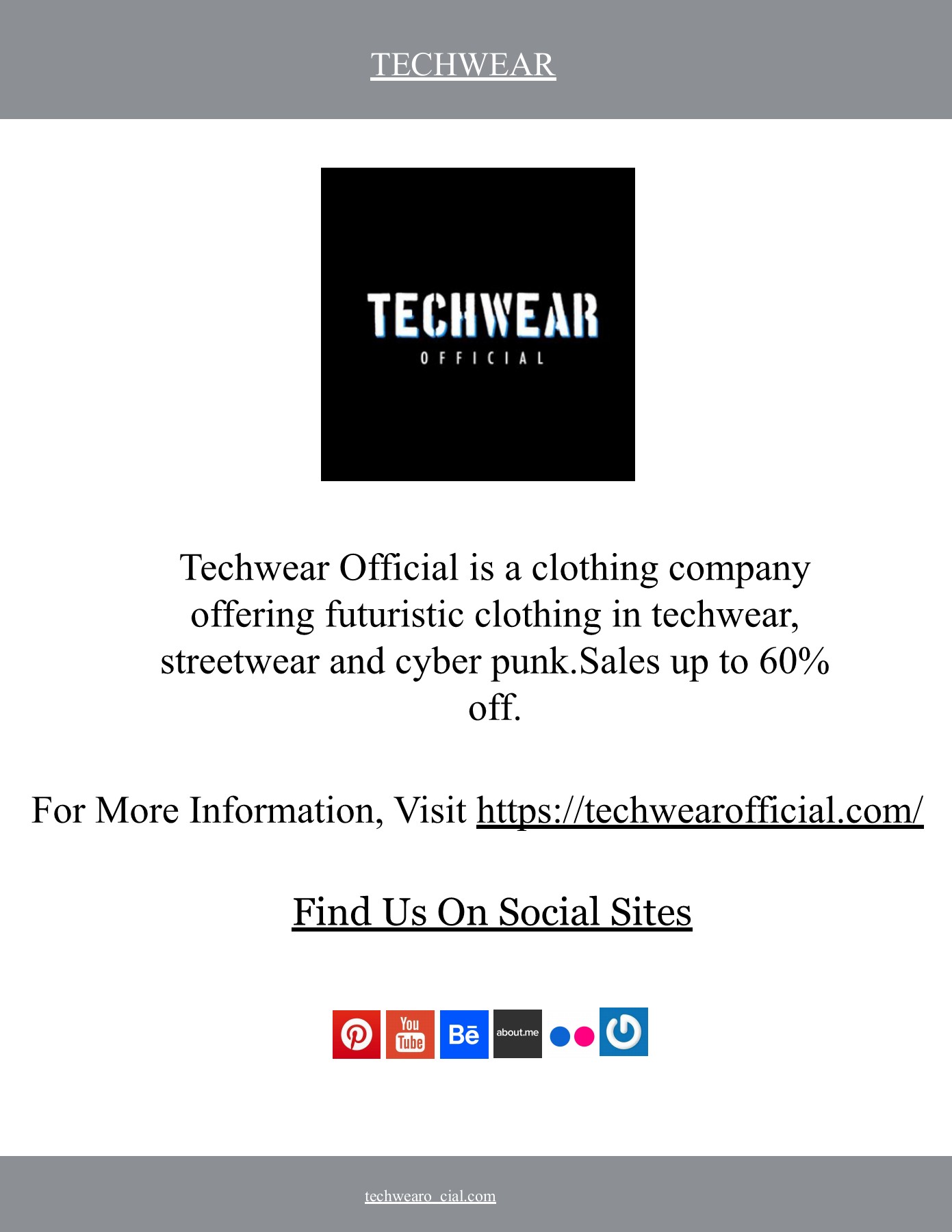 Techwear - Techwear Official Store - Page 11 | Flip PDF Online | PubHTML5