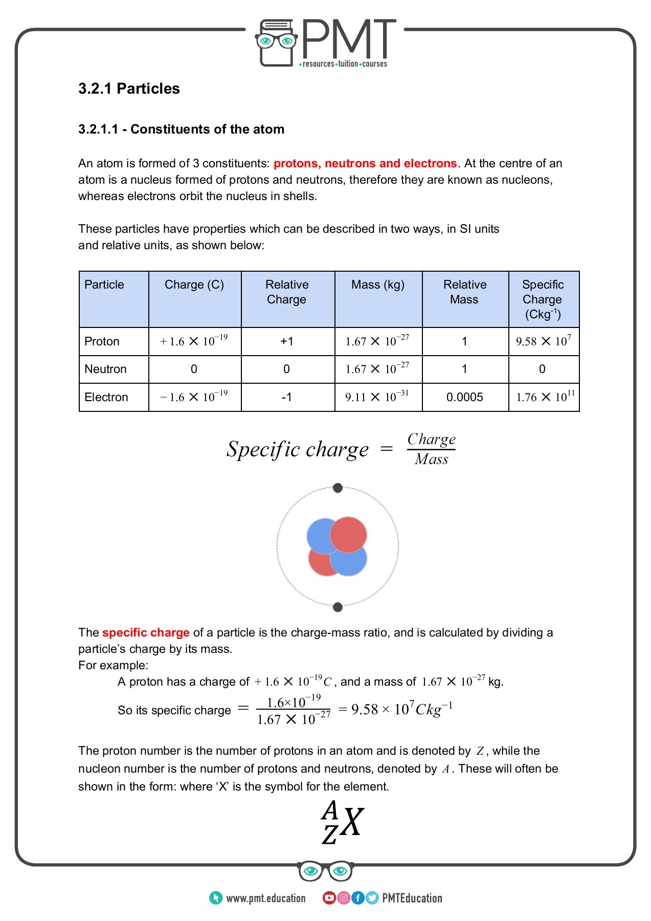 Detailed Notes - Section 02 Particles and Radiation - AQA Physics A ...