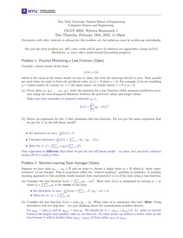 hw1_soln - Christopher Musco - Page 1 - 4 | Flip PDF Online | PubHTML5