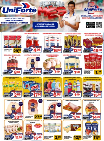 Ofertas Supermercados Uniforte Andradas de 31 de maio à 03 de junho