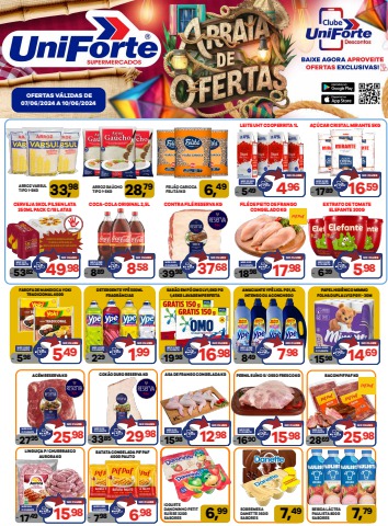 Ofertas Supermercados Uniforte Andradas de 07 a 10 de junho