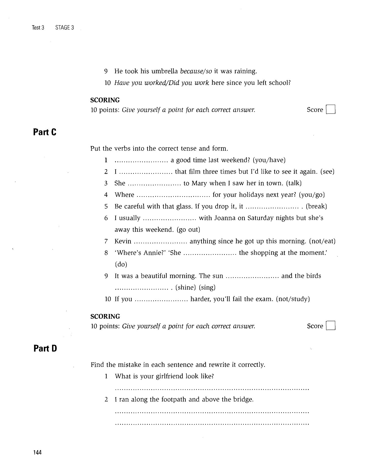 Grammar Practice for Elementary Students with Keys - Jiruntanin ...