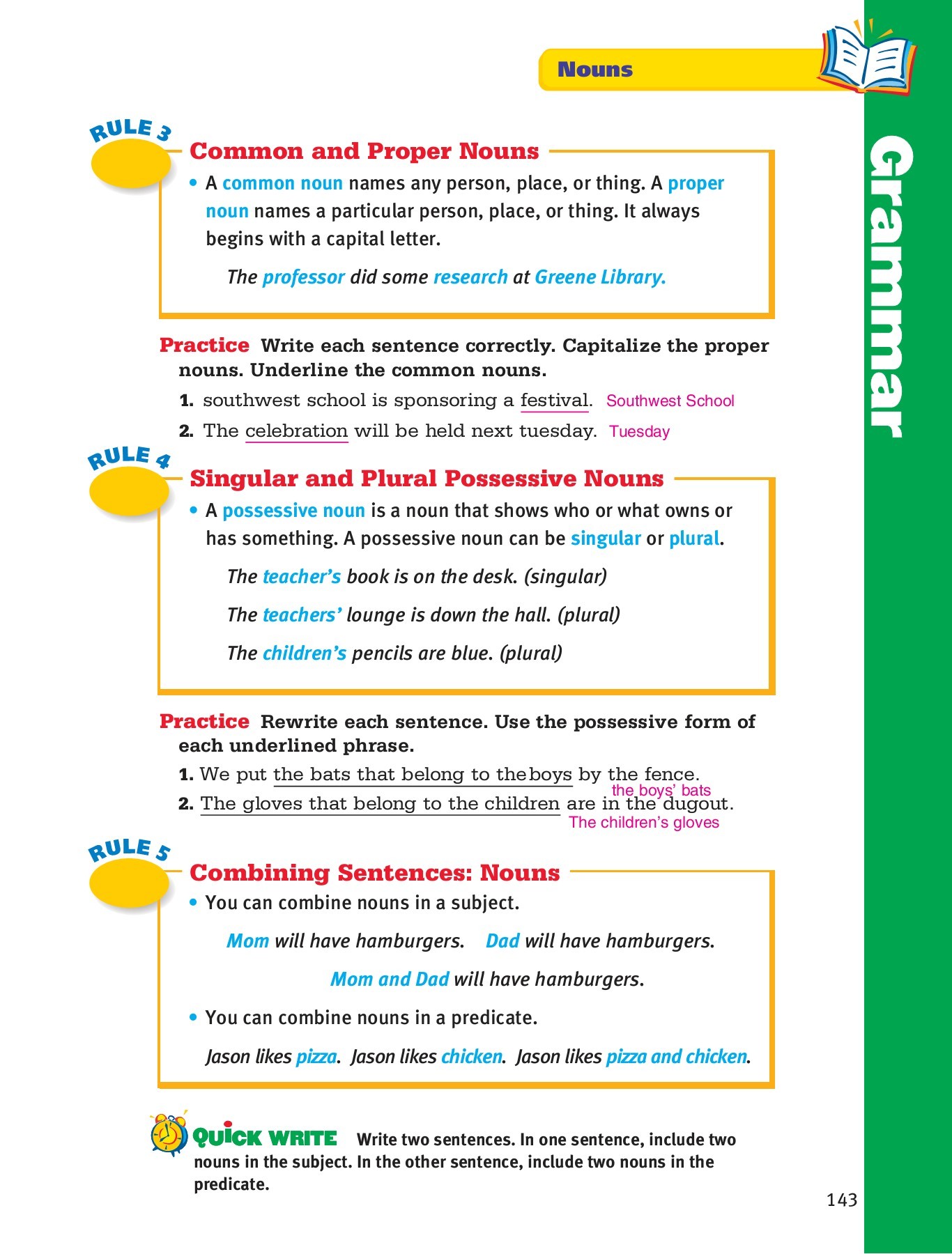 Grammar and Writing Handbook TE G4 - Jiruntanin Sidangam - Page 143 ...