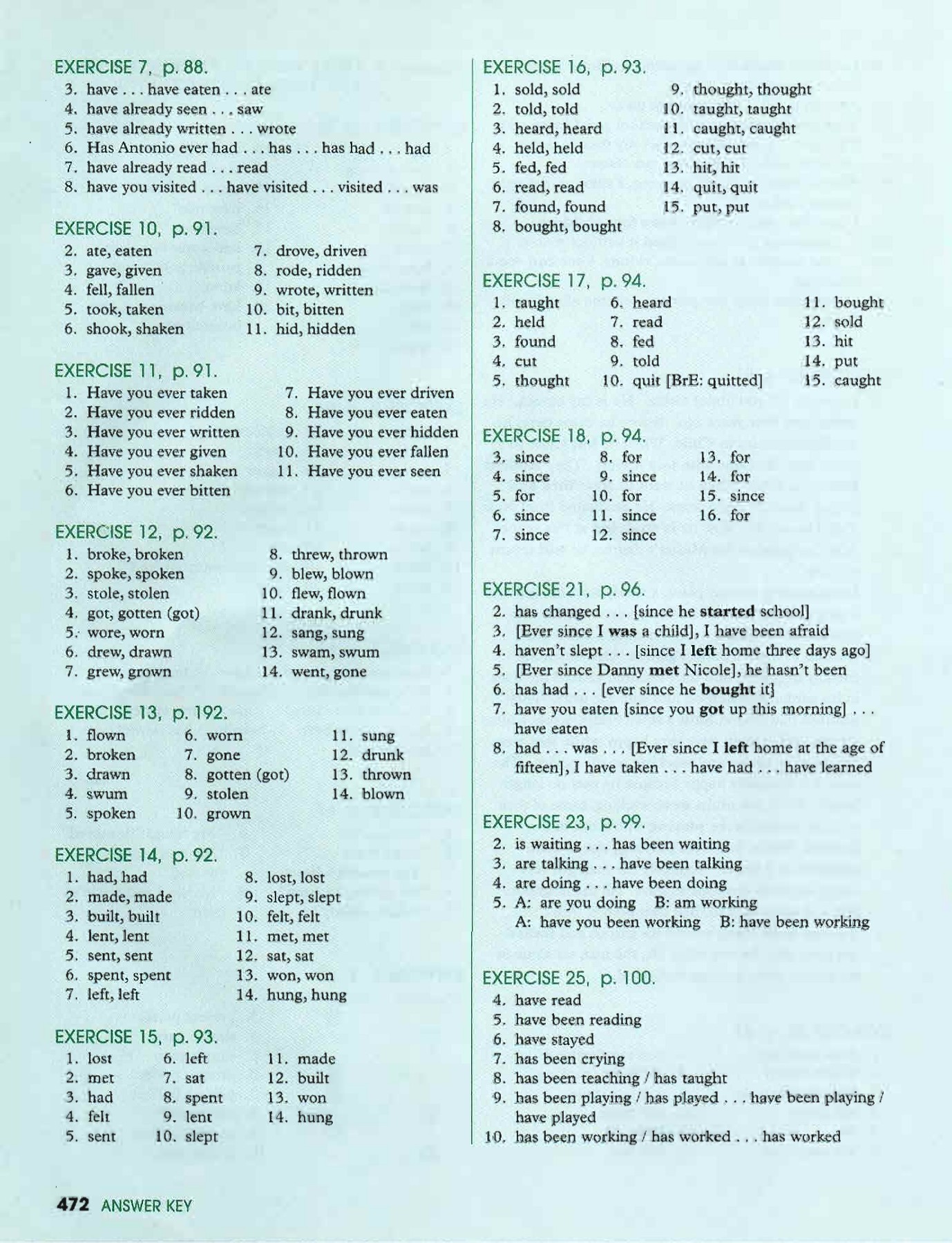 Fundamentals Of English Grammar(Answer Key) - Jiruntanin Sidangam ...