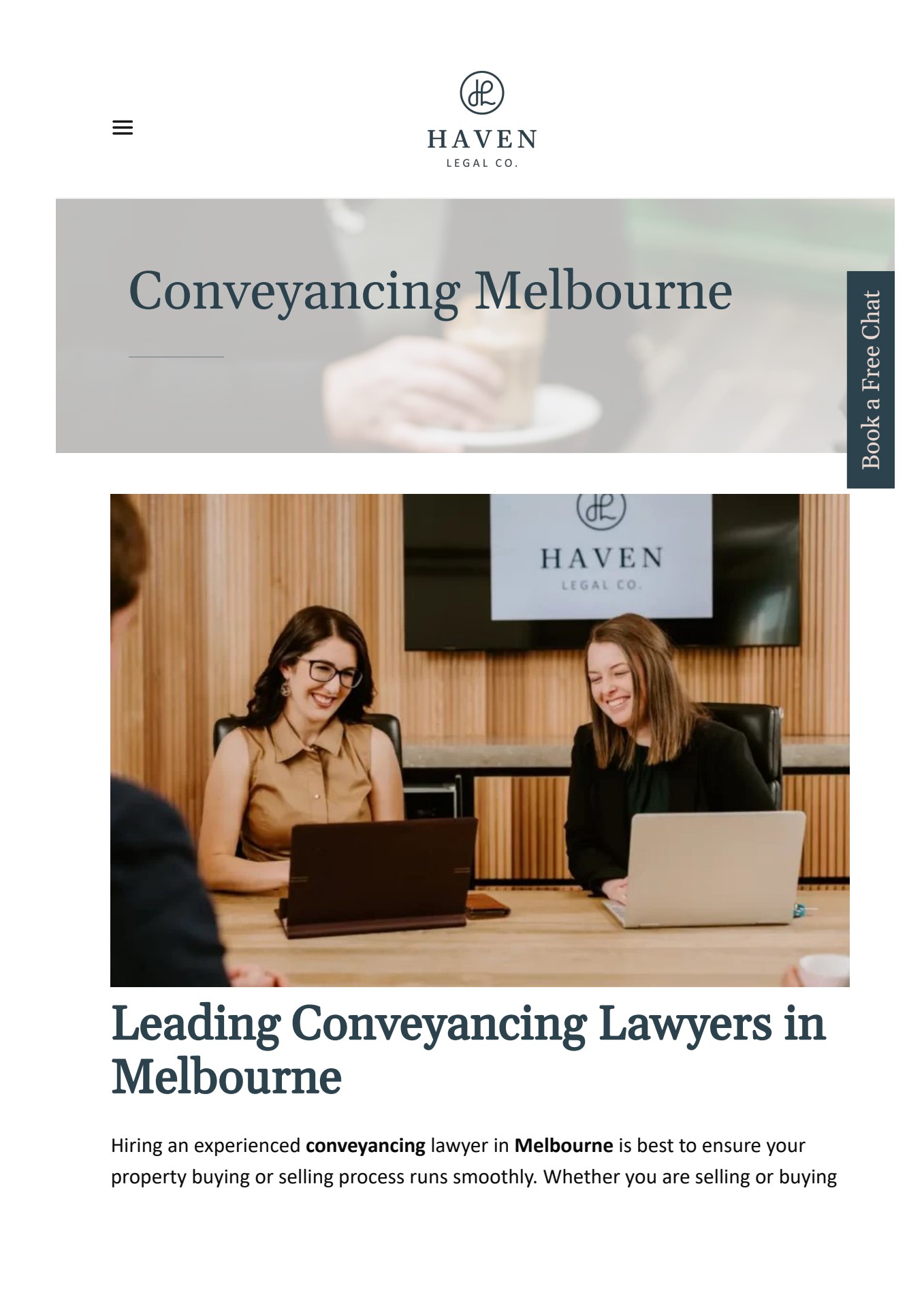 Conveyancing Melbourne - havenlegalco01 - Page 1 - 7 | Flip PDF Online ...