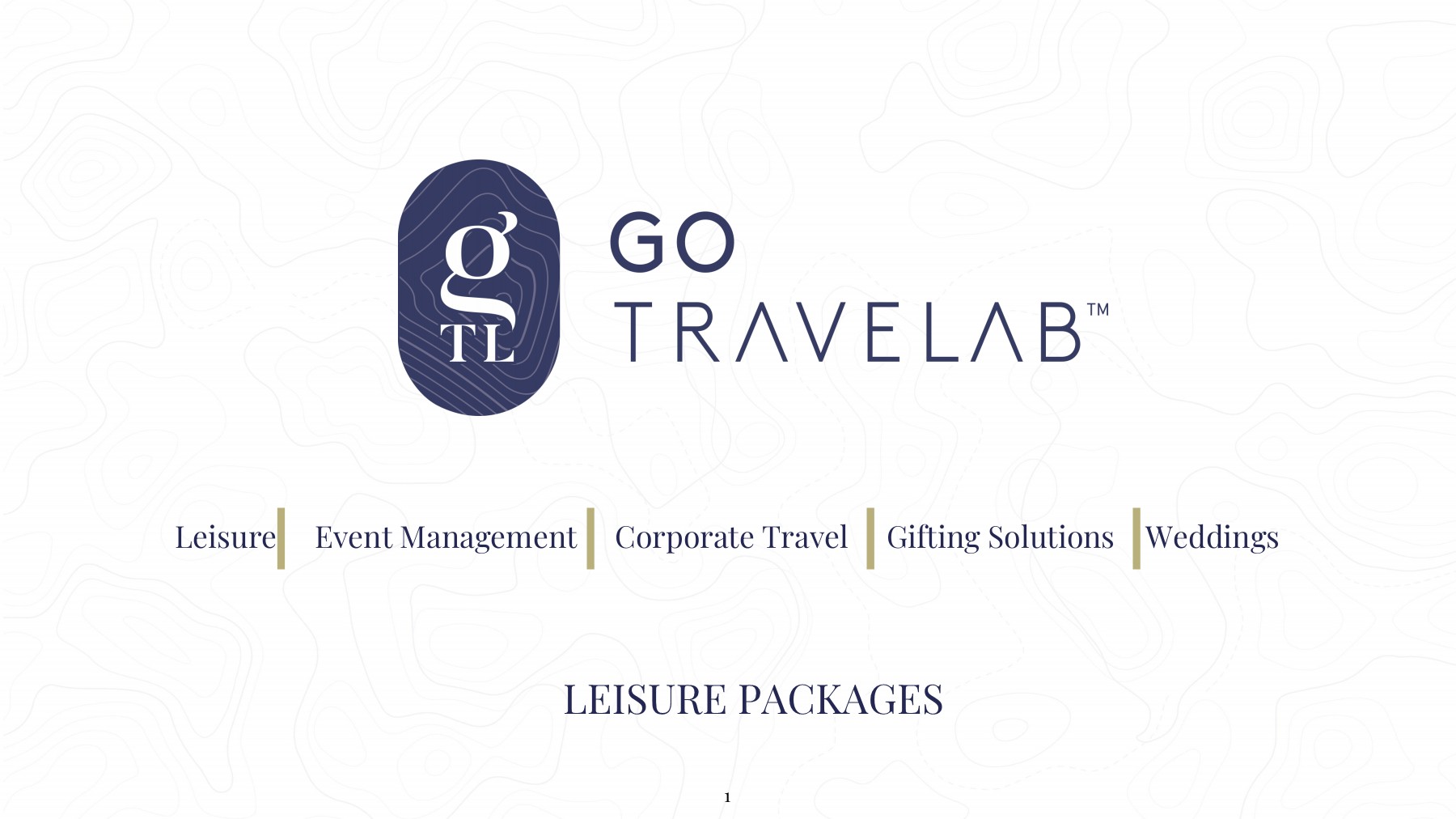 GTL Leisure Product Catalogue - GoTraveLab Digital Marketing - Page 1 ...