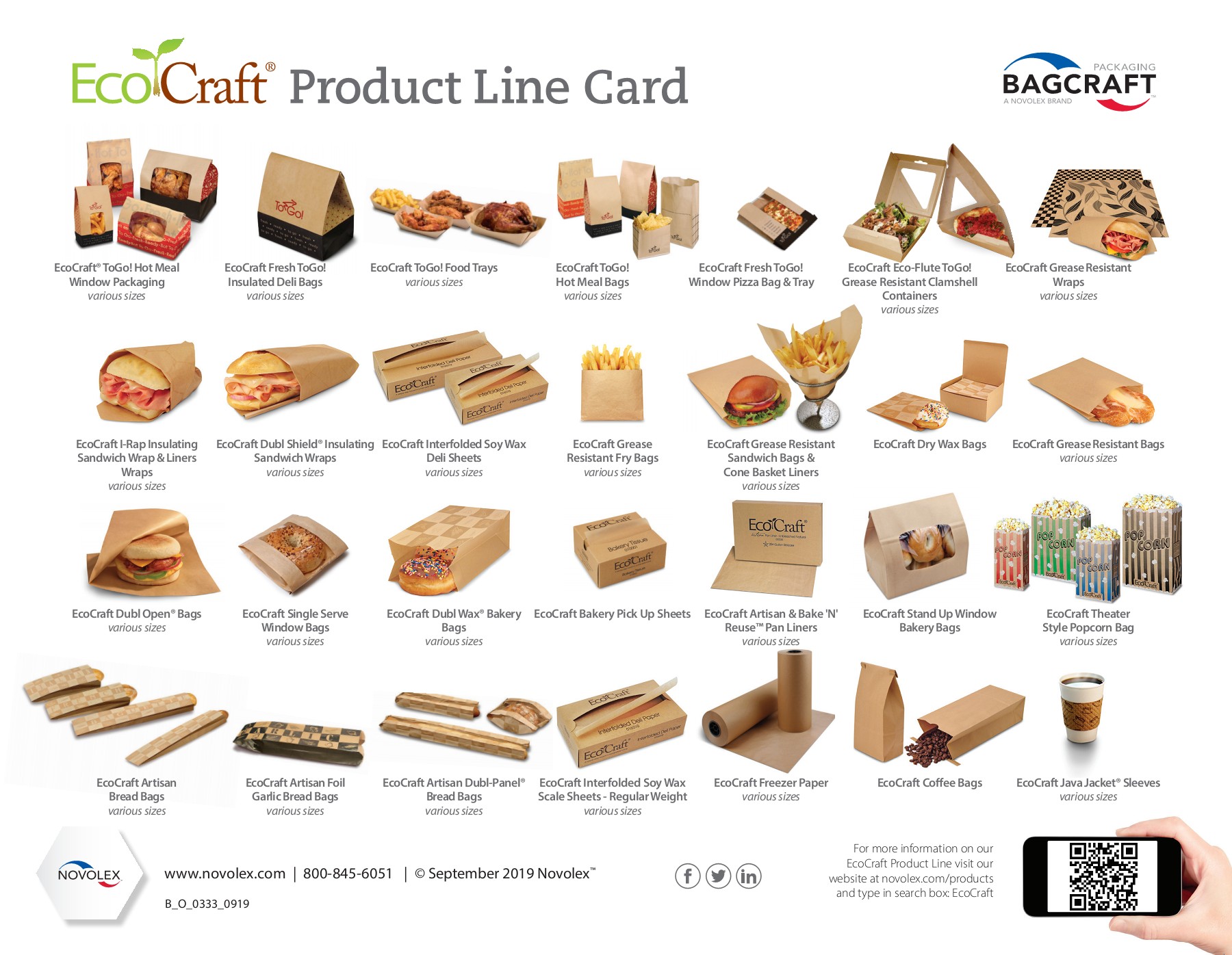 Novolex_EcoCraft_ProductLineCard - Brand Points PLUS - Page 1 - 1 | Flip PDF Online | PubHTML5