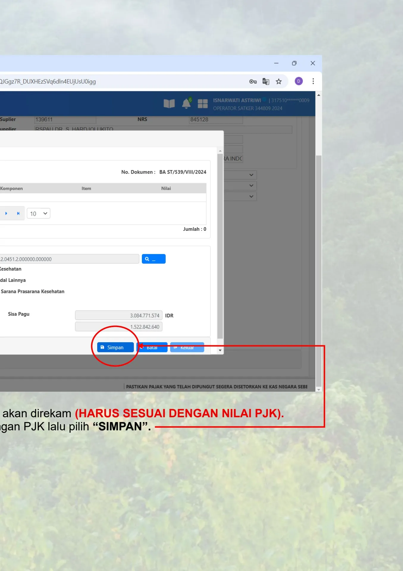 PANDUAN PEREKAMAN BAST PADA MODUL KOMITMEN - sisteminformasi blu rspau - Halaman 91 | PDF Online ...